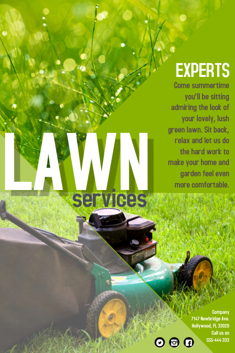 lawn services Template | PosterMyWall