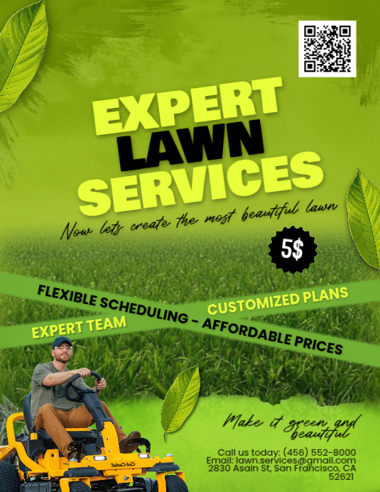 Lawn Services Poster Template | PosterMyWall