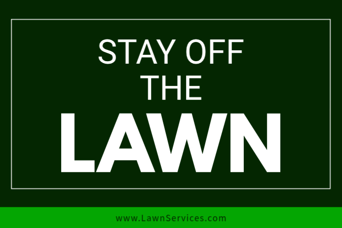 Lawn services yard sign Template | PosterMyWall