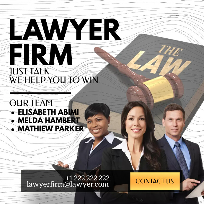 LAWYER FIRM Template | PosterMyWall