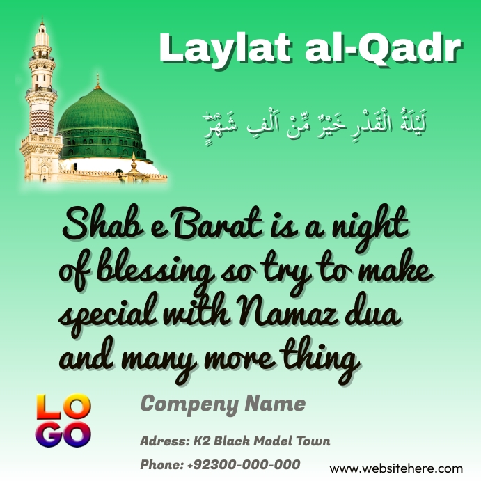 Laylat al-Qadr Template | PosterMyWall