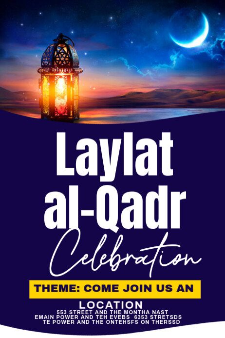 Laylat al-Qadr Template | PosterMyWall