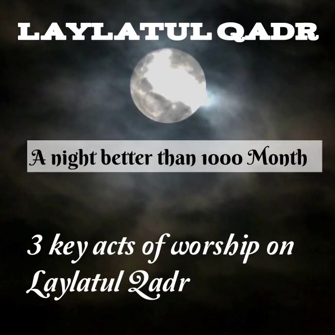 Laylatul qadr flyer Template | PosterMyWall