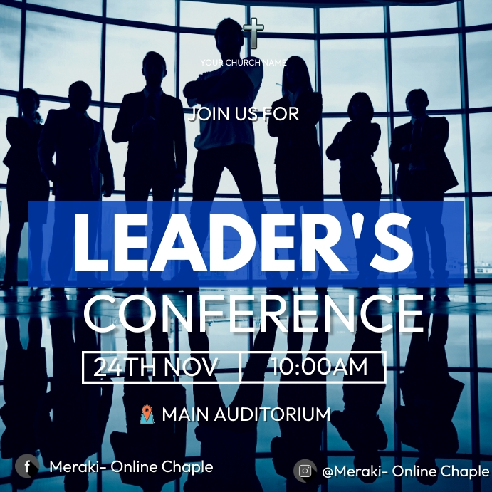 Leader's Conference Template | PosterMyWall