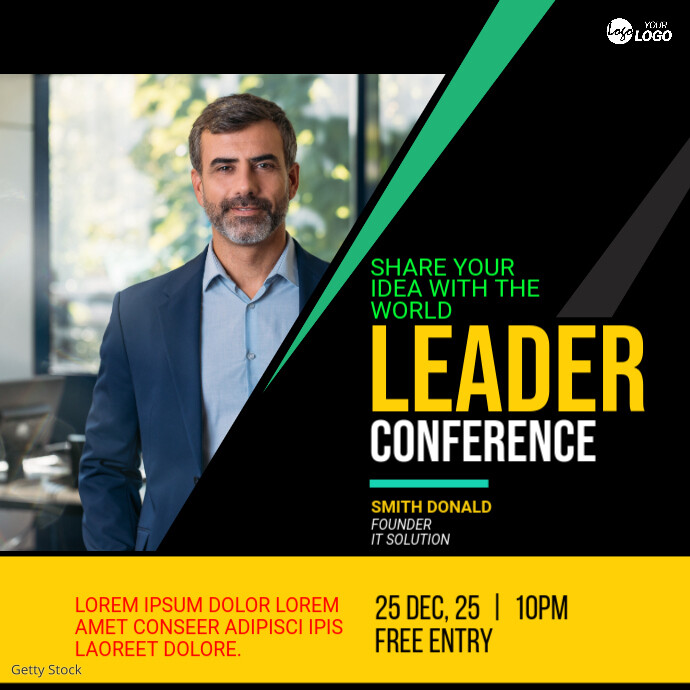 Copy of Leader Conference Template | PosterMyWall