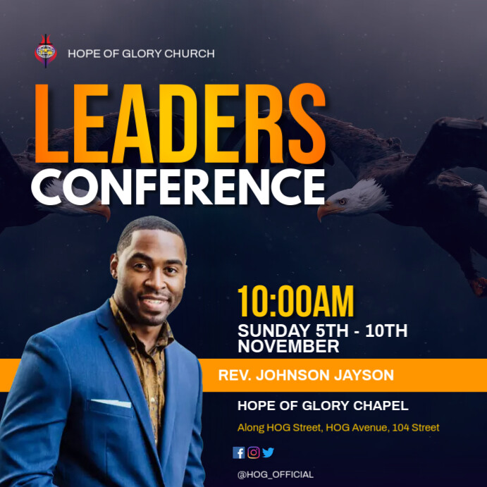 Copy of Leaders Conference | PosterMyWall