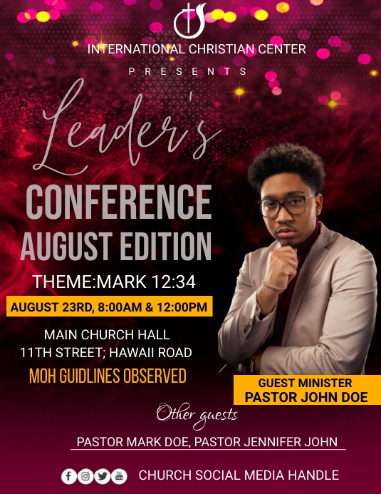 leaders conference Template | PosterMyWall