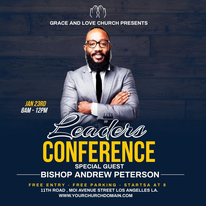 Modèle Conférence Des Leaders de | PosterMyWall