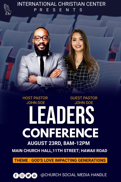 leaders conference Template | PosterMyWall