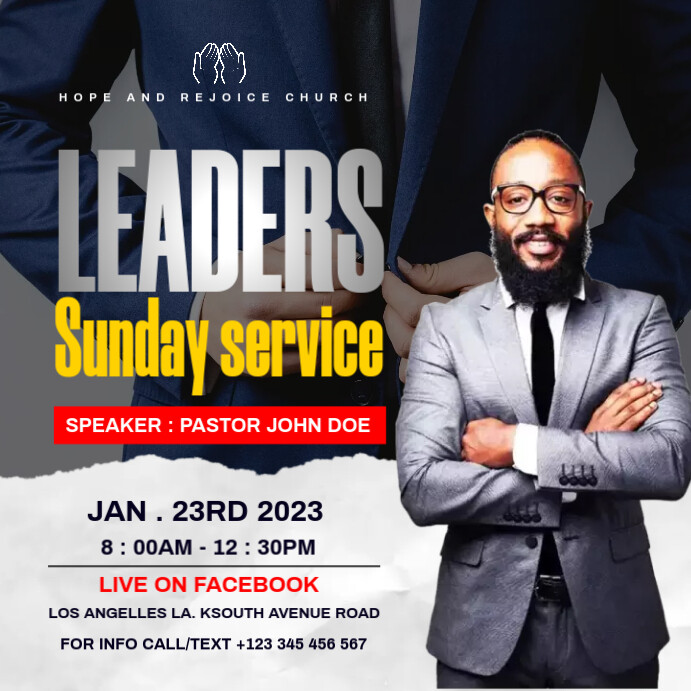 leaders conference Template | PosterMyWall