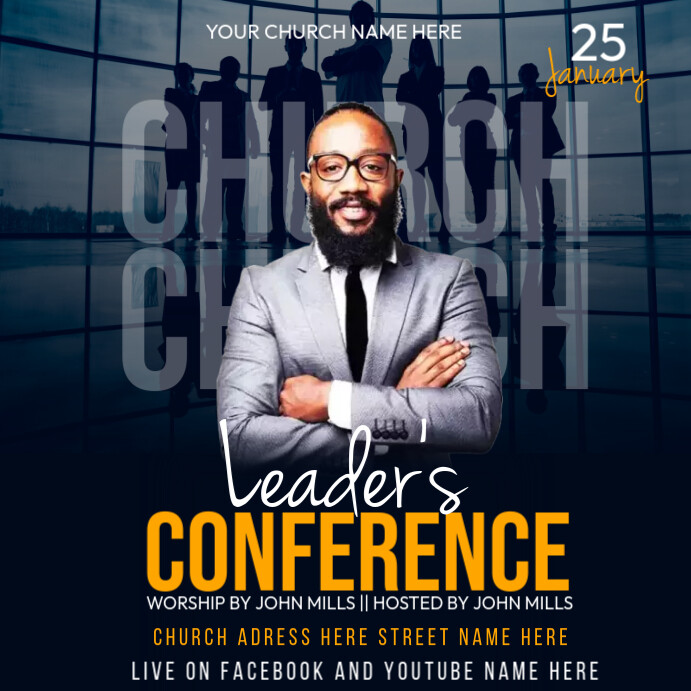 leaders conference Template | PosterMyWall
