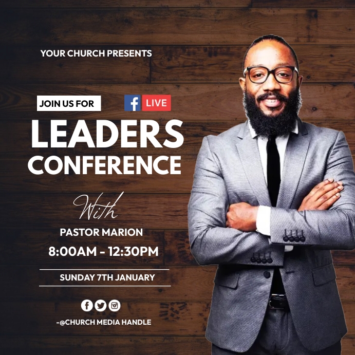 Plantilla de leaders conference | PosterMyWall