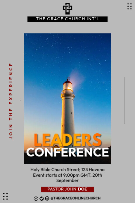leadership conference Template | PosterMyWall