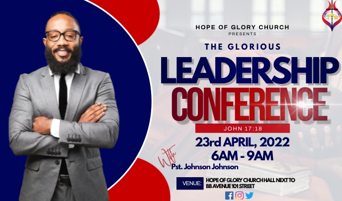 Copy of Leadership conference | PosterMyWall