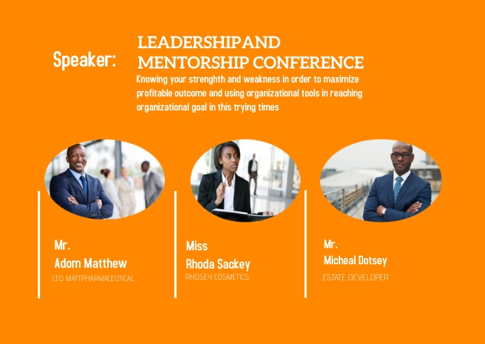 Leadership Conference Templat | PosterMyWall