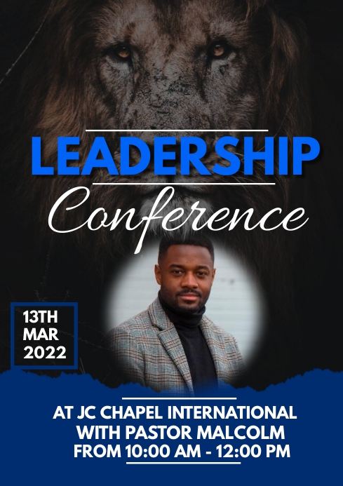 Copy of Leadership conference | PosterMyWall