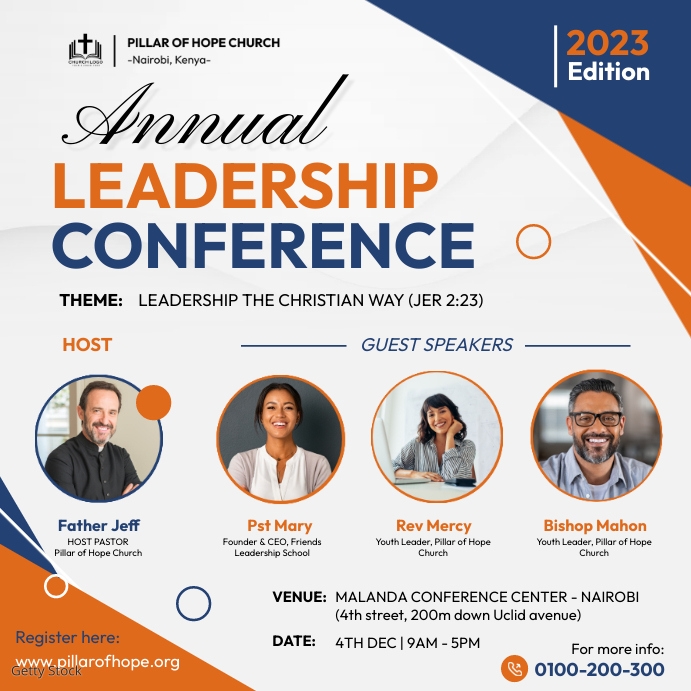 Leadership conference Template | PosterMyWall