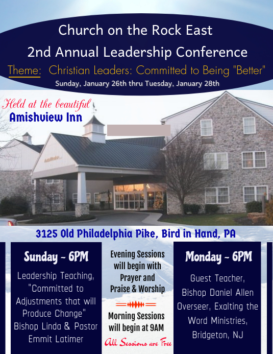 Leadership Conference Template | PosterMyWall