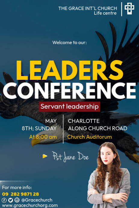 leadership conference Template | PosterMyWall