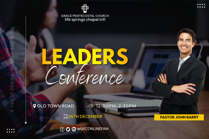 leadership conference Template | PosterMyWall