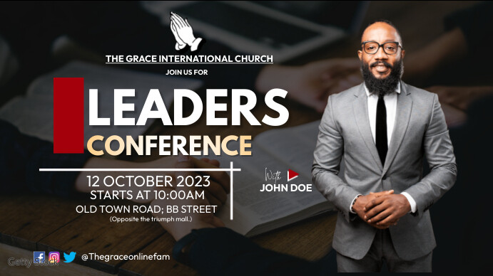 leadership conference Template | PosterMyWall