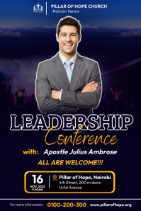Leadership Conference Template | PosterMyWall