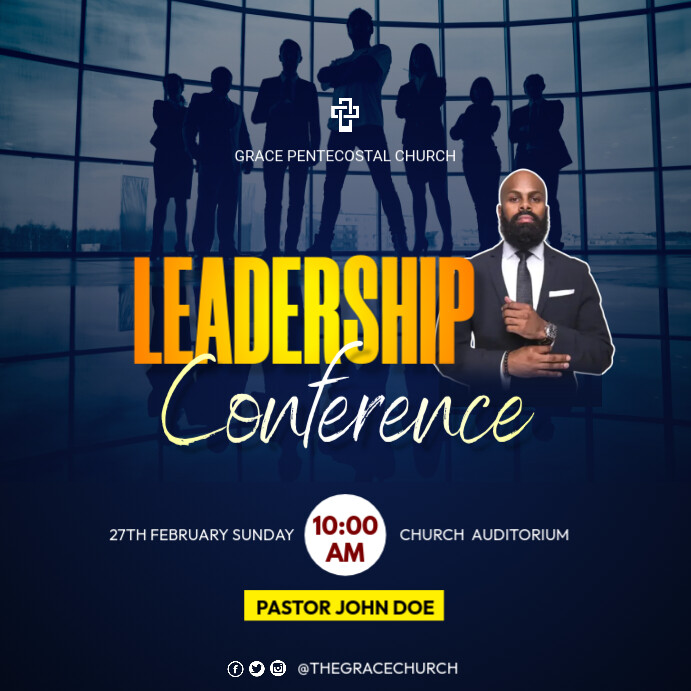 leadership conference Template | PosterMyWall