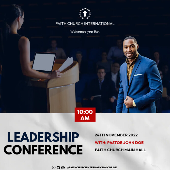 leadership conference Template | PosterMyWall