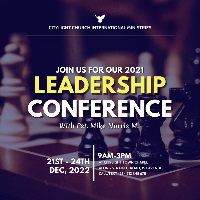 leadership conference flyer design Template | PosterMyWall