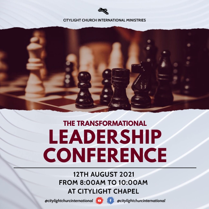 leadership conference flyer template | PosterMyWall