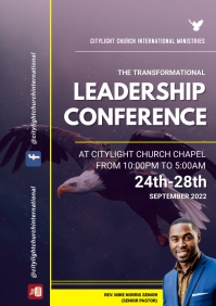 leadership conference flyer template | PosterMyWall