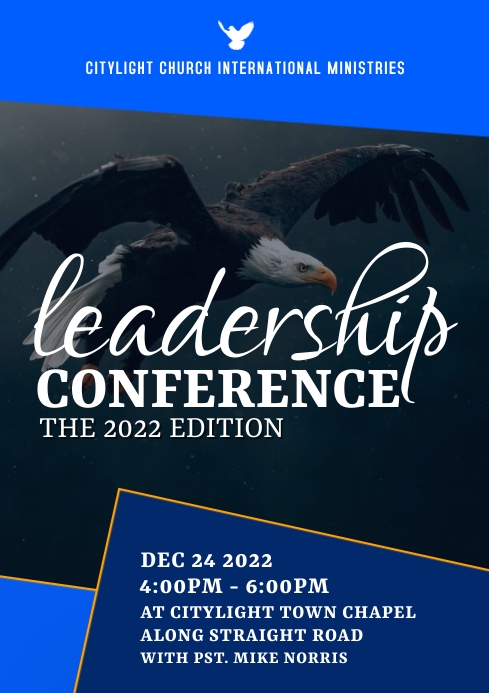 leadership conference flyer template | PosterMyWall
