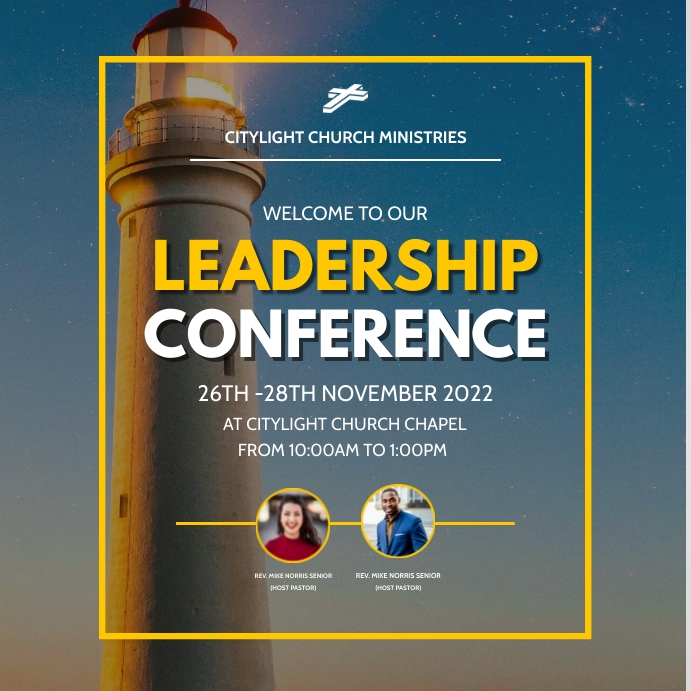 leadership conference flyer template | PosterMyWall
