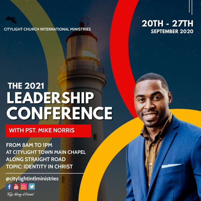 leadership conference poster Template | PosterMyWall