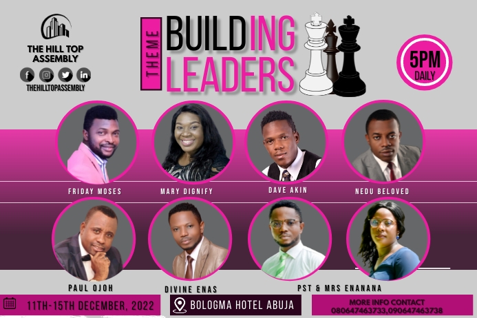 Leadership Template | PosterMyWall