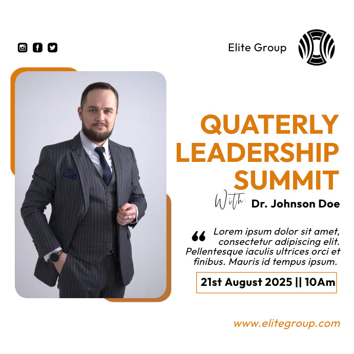 Plantilla de Leadership flyer | PosterMyWall