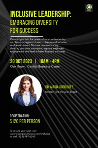 leadership seminar poster Template | PosterMyWall