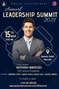 Youth leadership summit Template | PosterMyWall