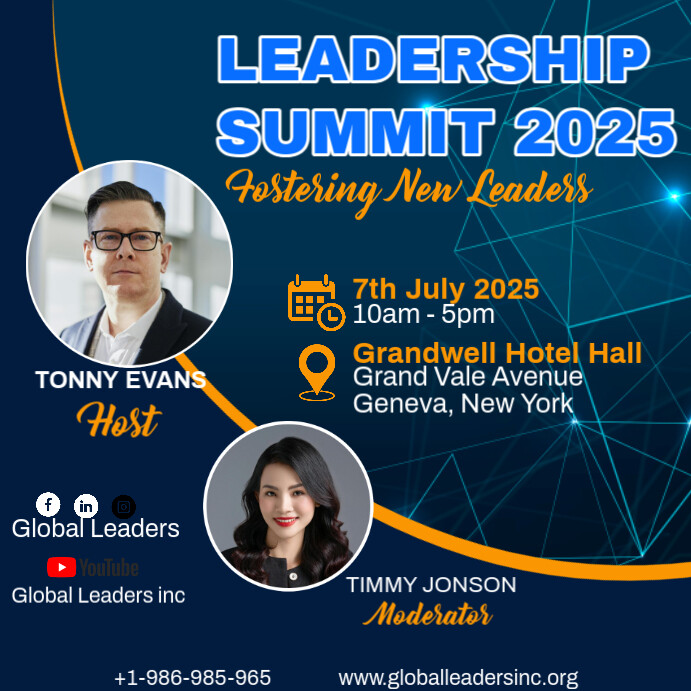 Copy of Leadership Summit | PosterMyWall
