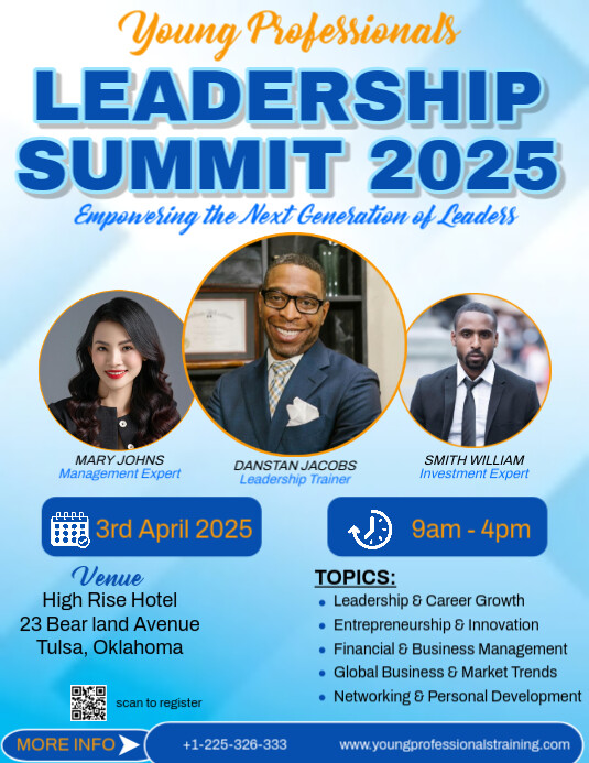 Copy of Leadership Summit Flier Ad | PosterMyWall