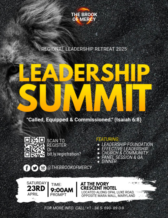 Copy of Leadership Summit Poster | PosterMyWall