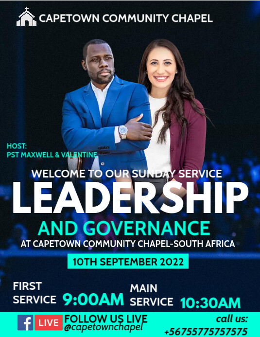 leadership Sunday flyer (2) Template | PosterMyWall