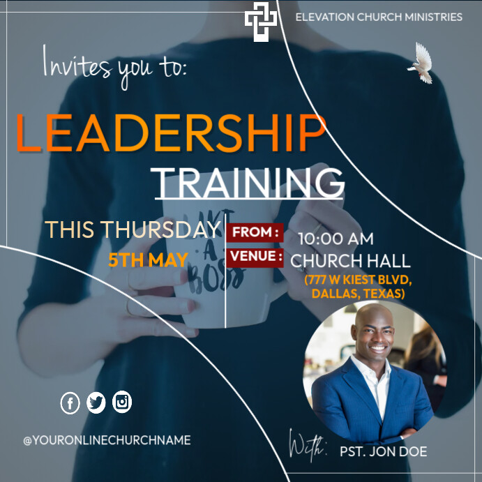 leadership training (1) Template | PosterMyWall