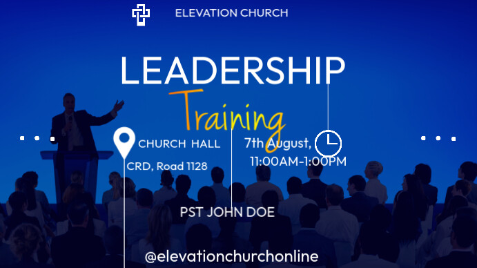 LEADERSHIP TRAINING (1) Template | PosterMyWall