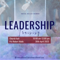 Leadership Training Social Media Template | PosterMyWall
