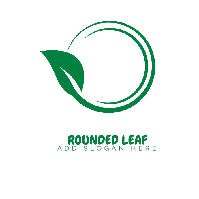 Modèle Leaf circle logo | PosterMyWall