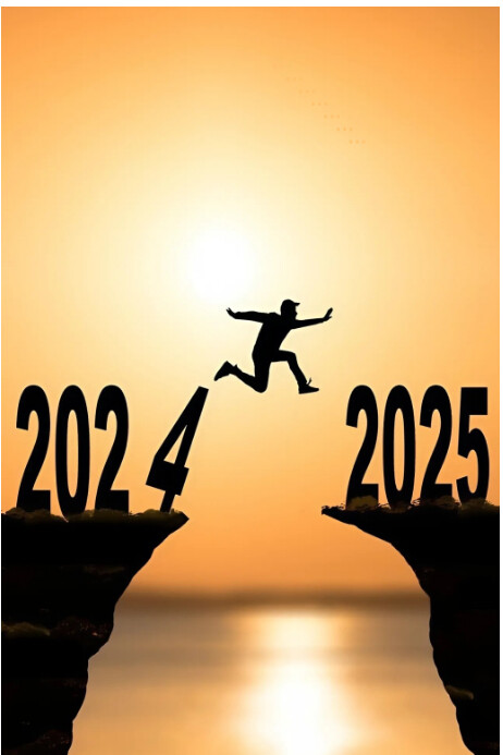 Leaping into 2025: New Year Inspiration Template | PosterMyWall