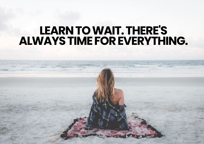 Plantilla de LEARN AND TIME QUOTE TEMPLATE | PosterMyWall