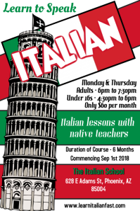 Learn French Flyer Template | PosterMyWall