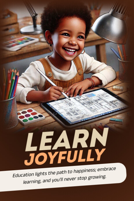 Learn joyfully Template | PosterMyWall